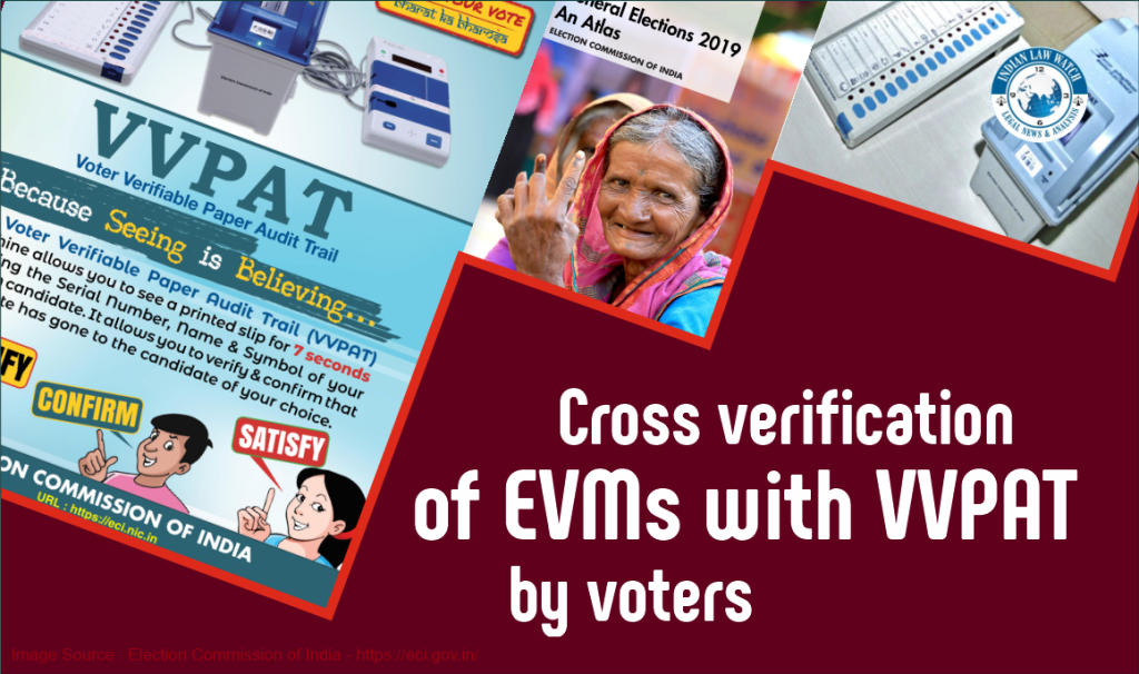 Cross verification of EVMs with VVPAT by voters: SC seeks EC reply in 3 ...