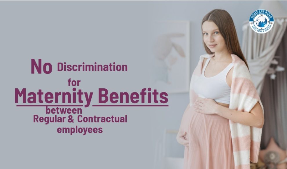 No differentiation permissible between regular, contractual employees ...